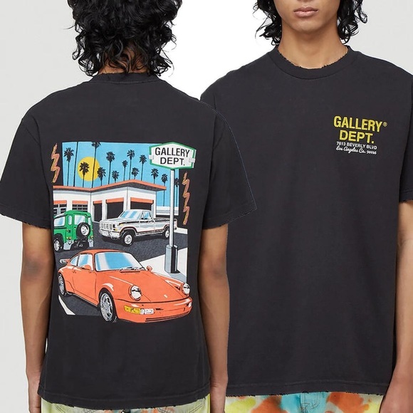 Gallery Dept | Shirts | Gallery Dept Drive Thru Boxy Fit Tee | Poshmark